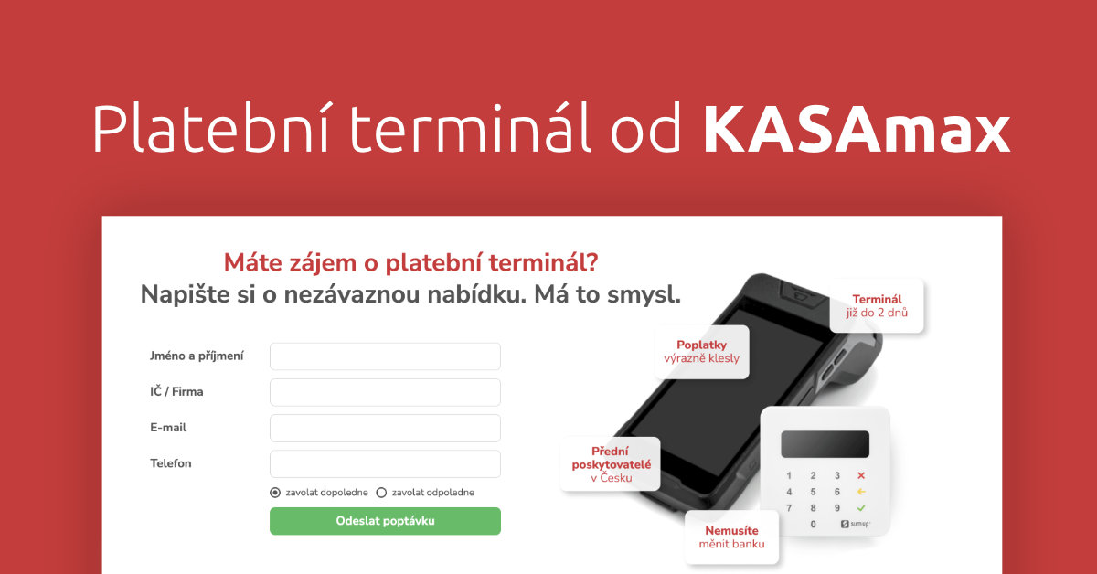 Platební terminály | Pokladny KASAmax